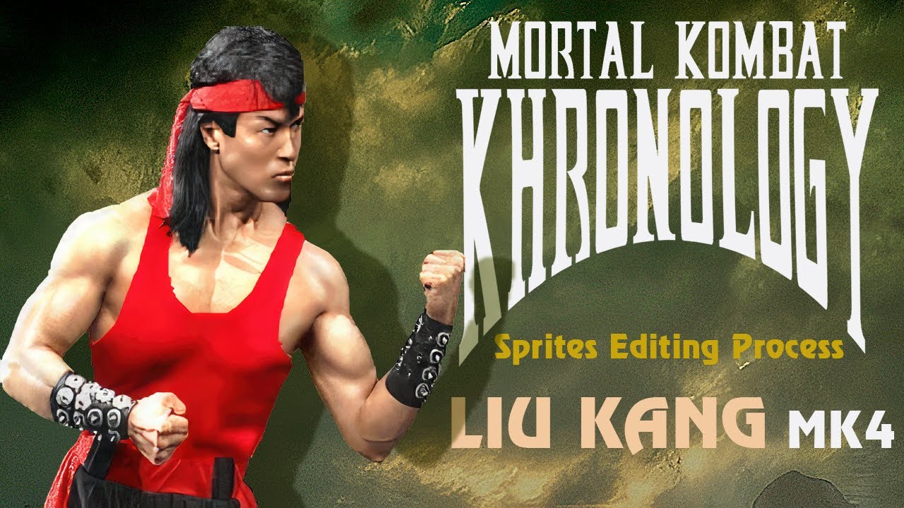 Proceso de edición de sprites para Liu Kang MK4 [Mortal Kombat ...