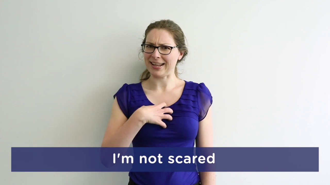Key Word Sign of the Week- "Scared" - YouTube