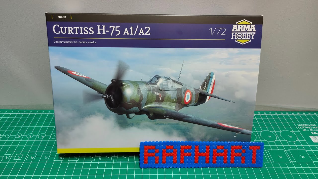 Curtiss H-75 A1/A2 Arma Hobby 1:72 - YouTube
