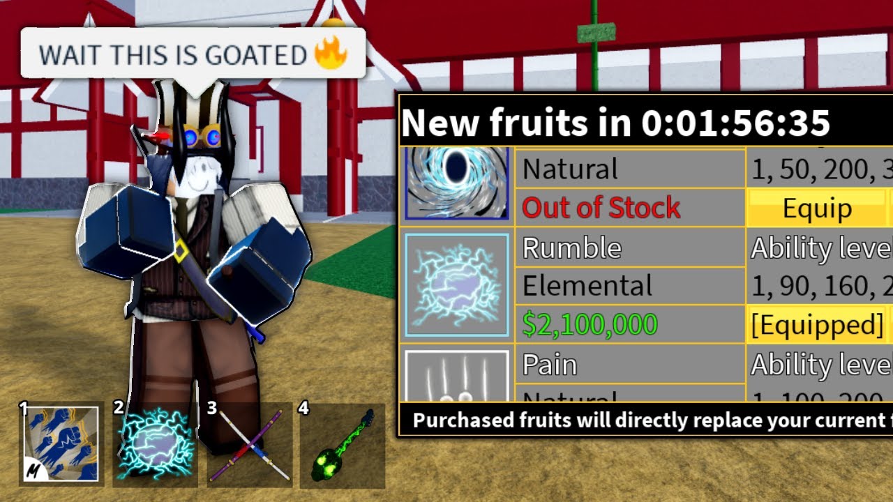 Blox Fruits, But The Stock Decides My Fruit in PVP.. - YouTube