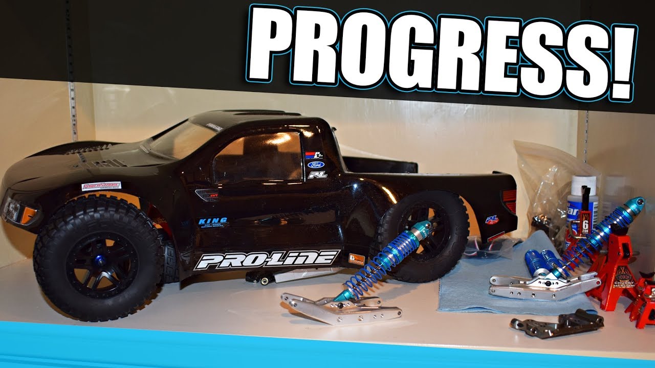 Custom RC Trophy Truck! Veloce V1 Chassis Build (#2) - YouTube