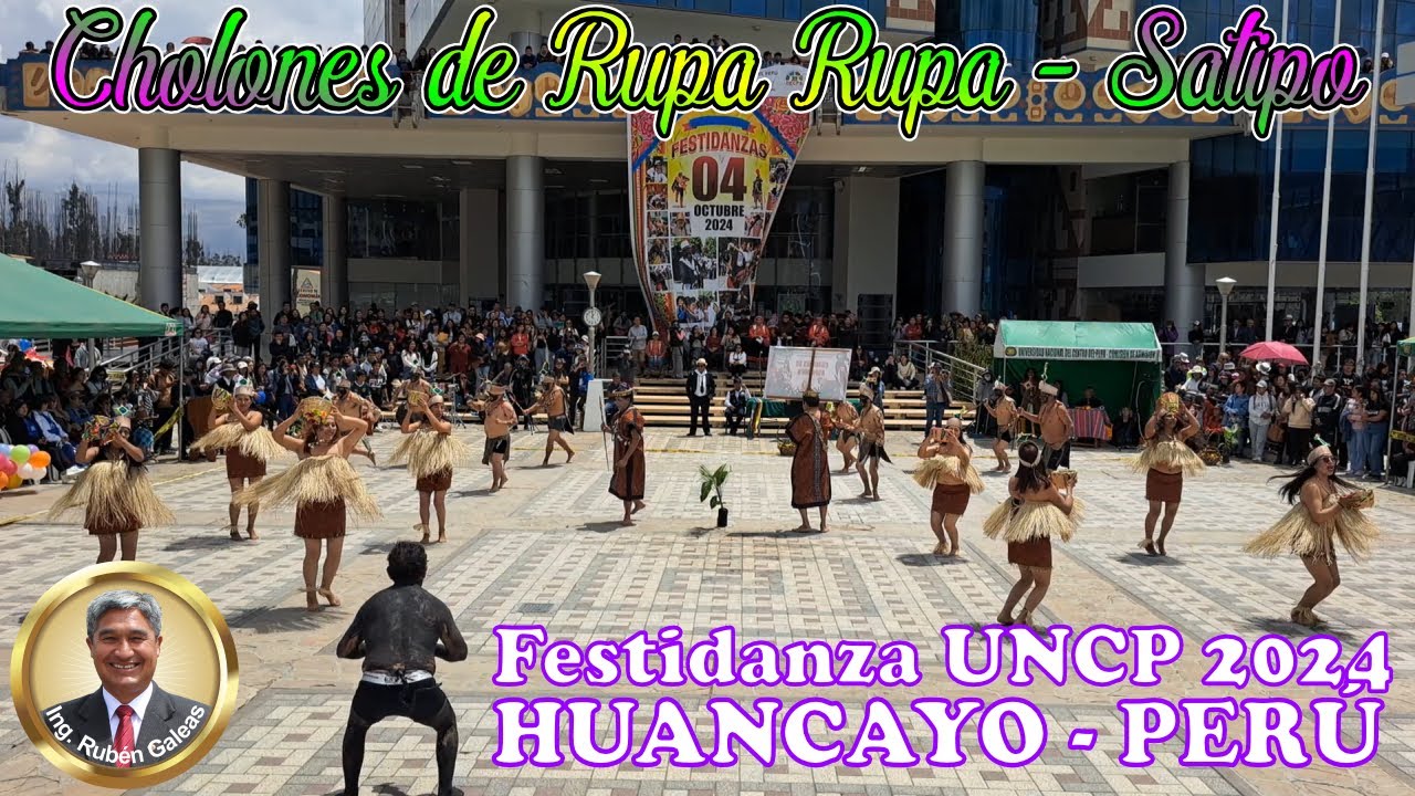 Danza Cholones de Rupa Rupa. Presentación de la Facultad de Ciencias ...