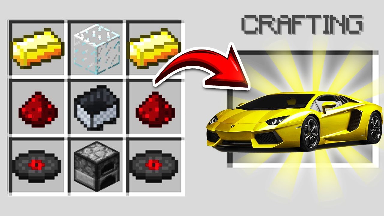 MINECRAFT, aber ich CRAFTE einen LAMBORGHINI!😱 - YouTube