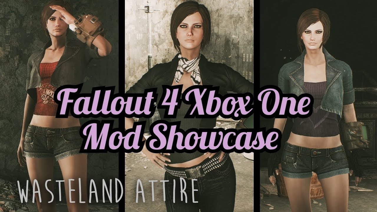 Fallout 4 Xbox One Mod Showcase ZZJay Wasteland Attire Armor - YouTube