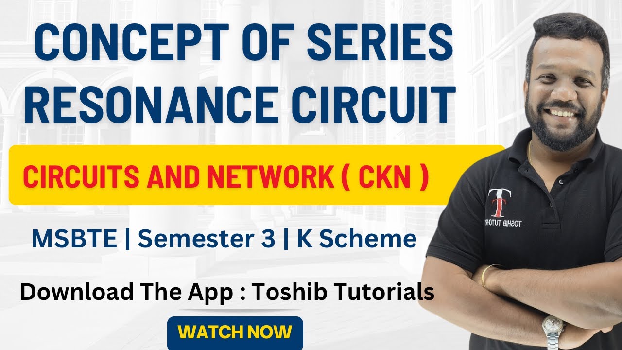 Concept of Series Resonance Circuit|Circuits and Networks | CKN | K ...