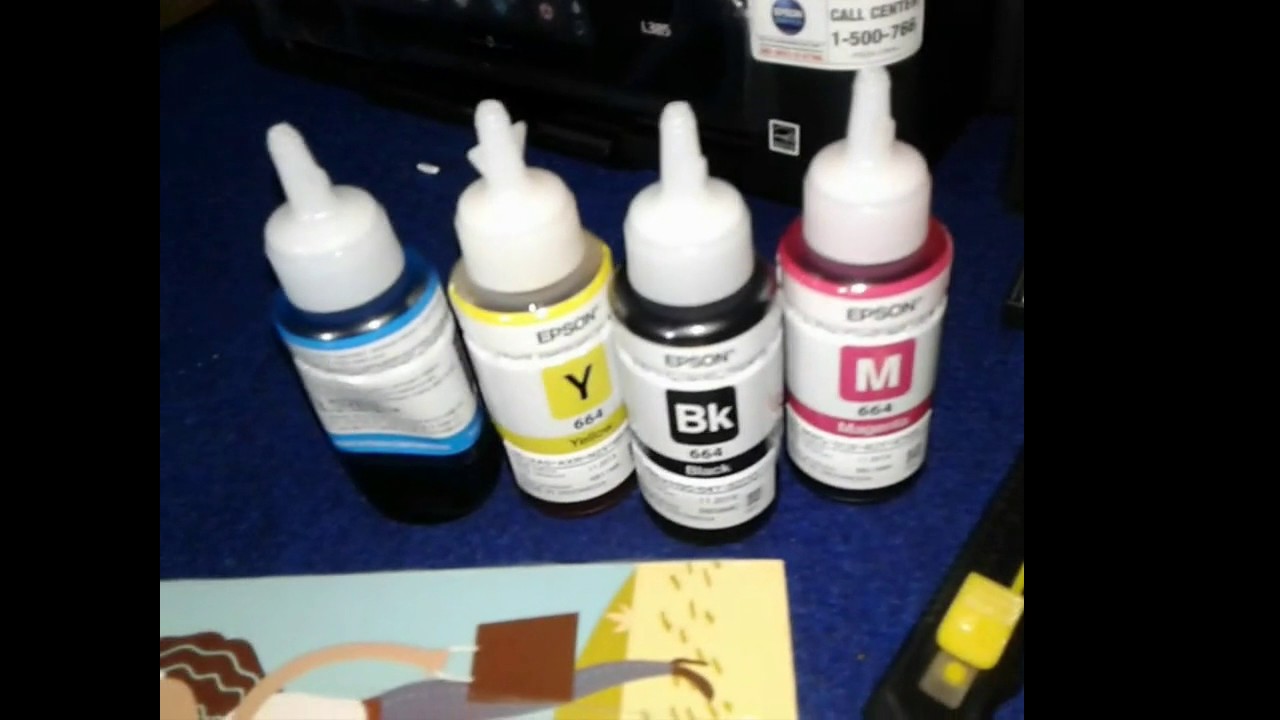 unboxing printer EPSON L385 - YouTube