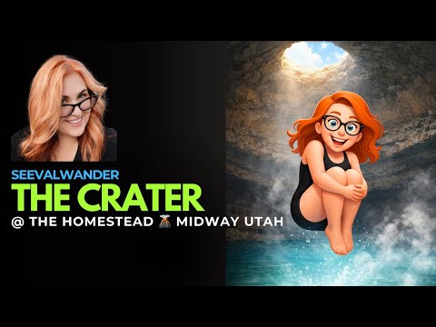 🌋 THE CRATER at The Homestead Midway Utah - YouTube