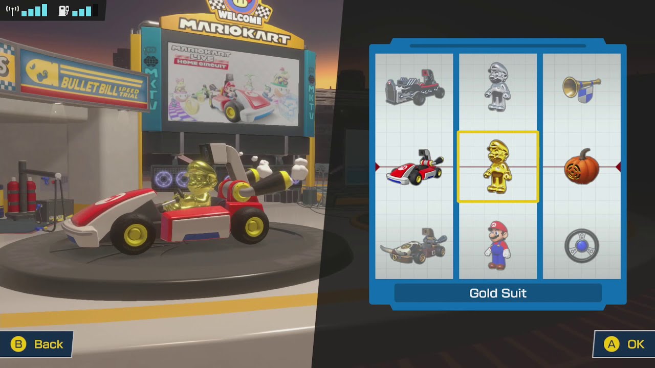 Mario Kart Live: Home Circuit - All Karts, Outfits & Horns - YouTube