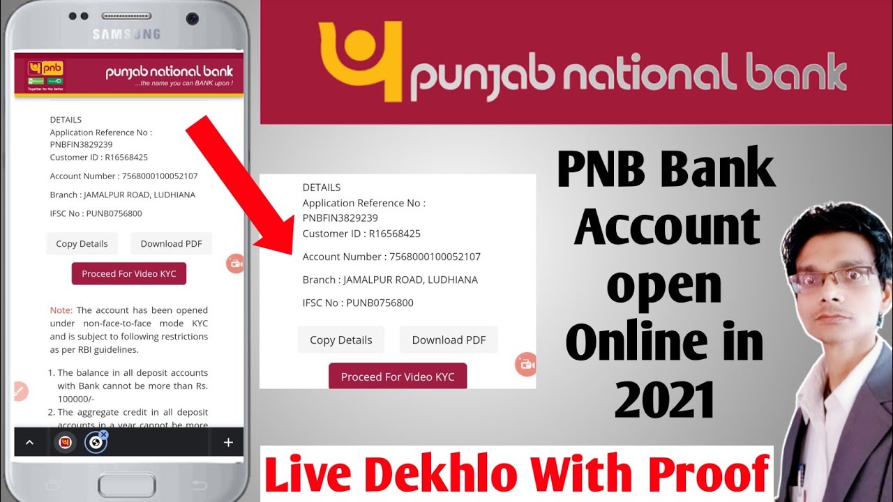 PNB Bank Account Open Online 2021 | Pnb Bank Me Online Account Open ...