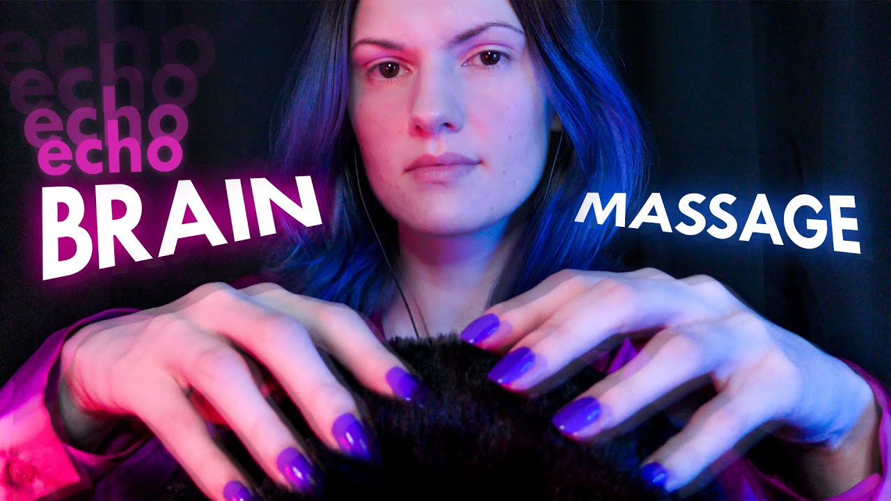ASMR Intense Brain Massage for Sleep 😴 | Echo | Layered Visuals | No Talking - YouTube