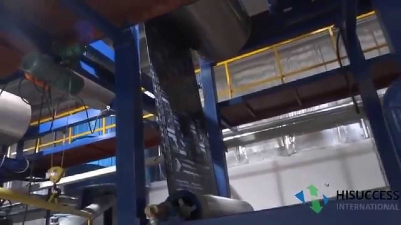 APP Bitumen Membrane Production Line - YouTube