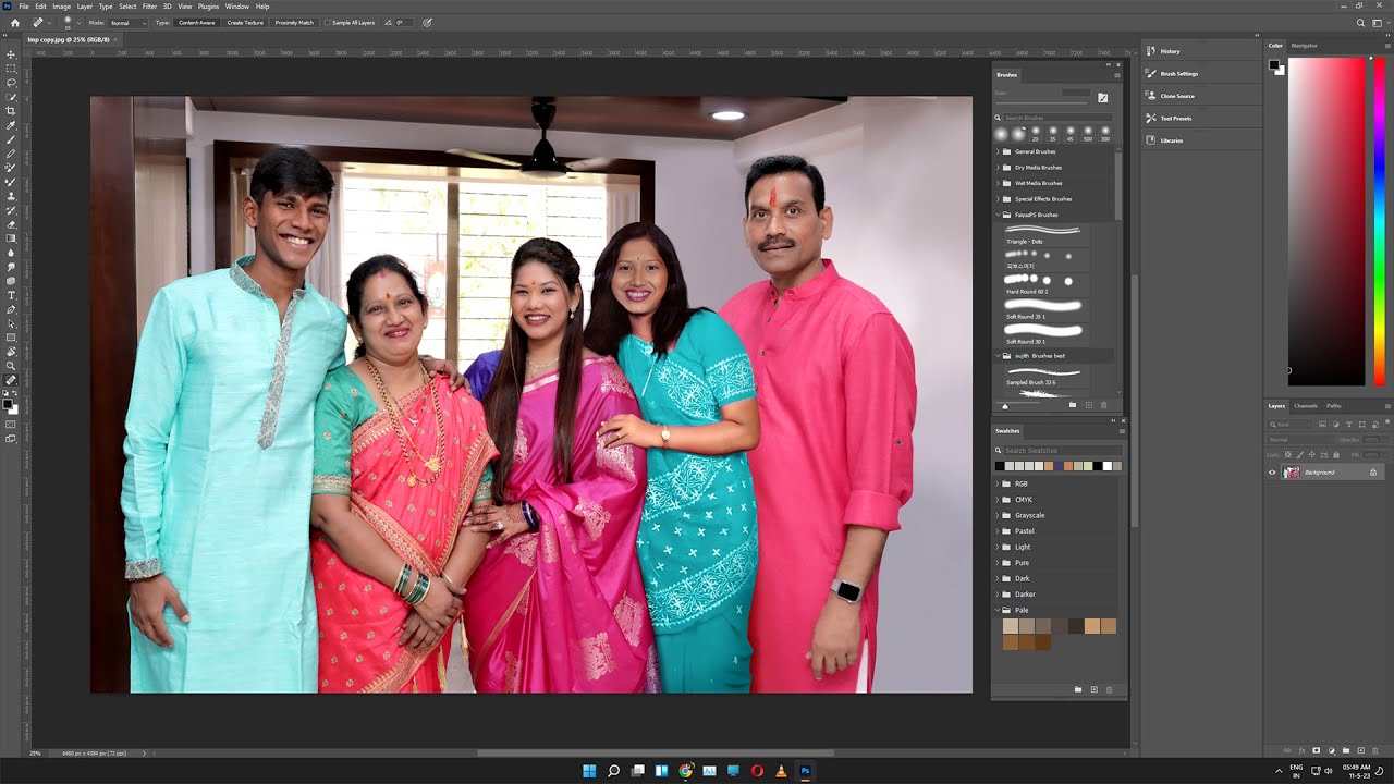how to create family photo in photoshop 2023 tutorial - YouTube