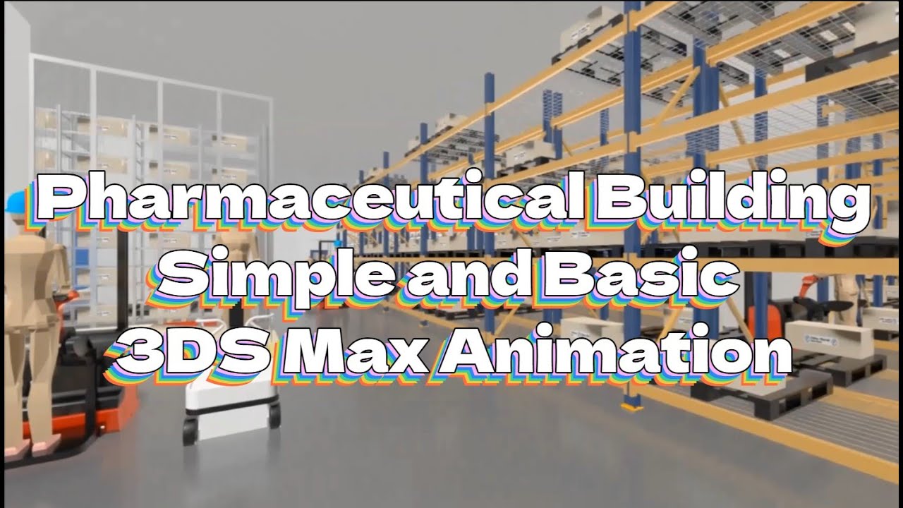 A SIMPLE AND BASIC 3DS MAX ANIMATION OF PHARMACEUTICAL BUILDING - YouTube