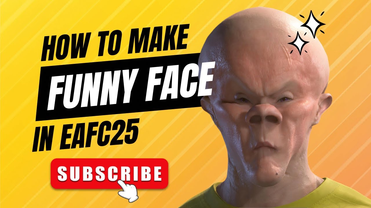 EAFC 25 PRO CLUB FUNNY FACE CREATION - YouTube