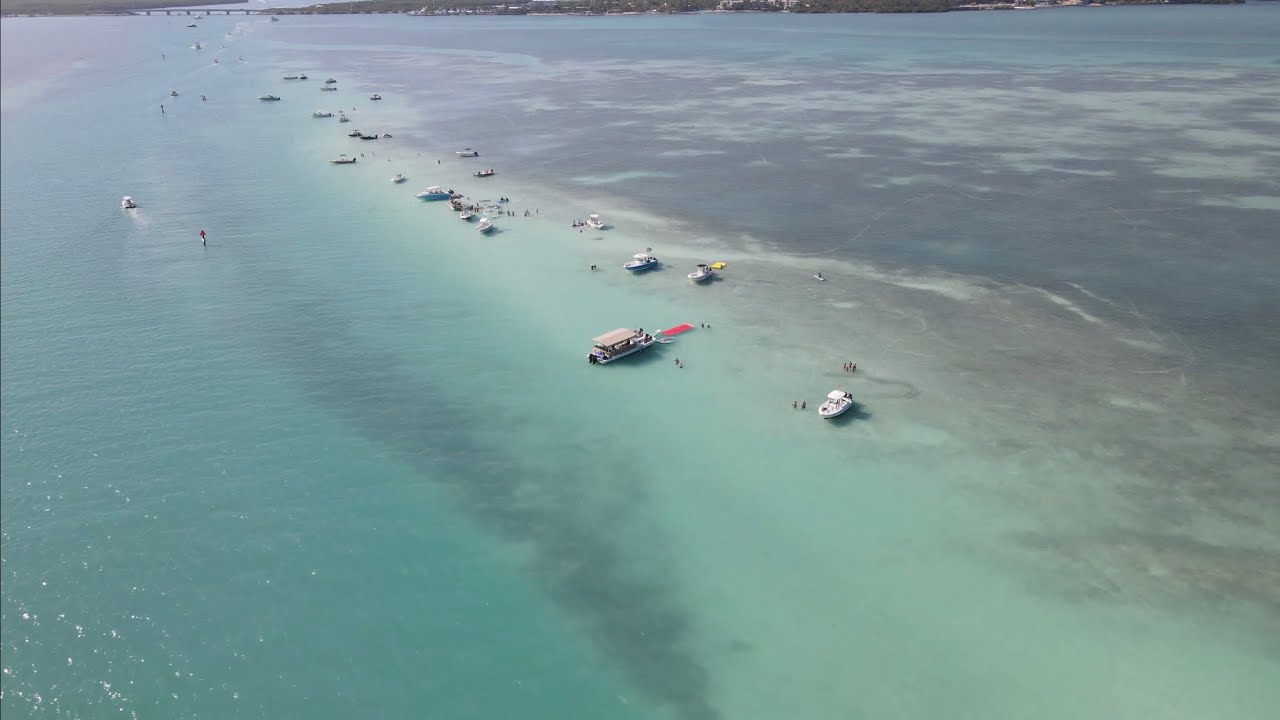 ISLAMORADA SANDBAR ON A WEEKDAY 2022 - YouTube