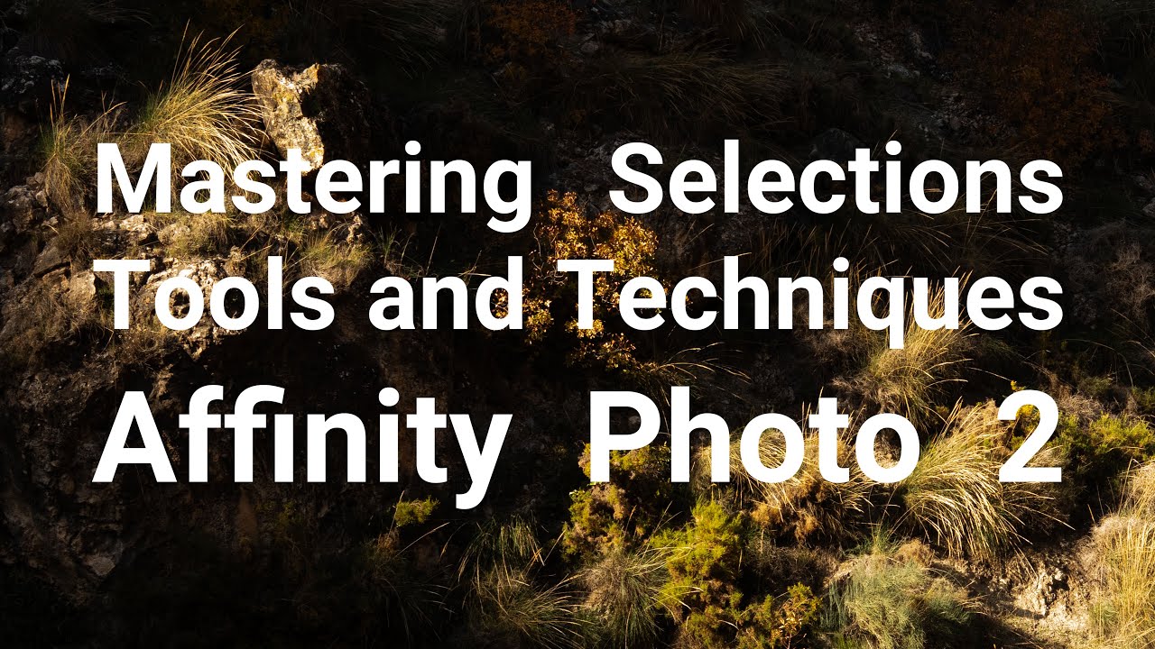 Affinity Photo 2 - Next Level Photo Processing with Selections and Masks - YouTube