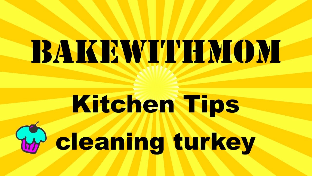 How To Clean A Turkey From The Store Properly - YouTube
