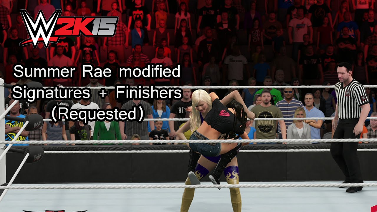 WWE 2K15 (PS4) Summer Rae Modified Signatures + Finishers (Requested ...
