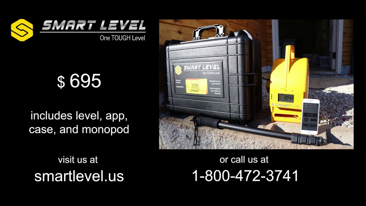 SMART LEVEL - On the Job Site - YouTube