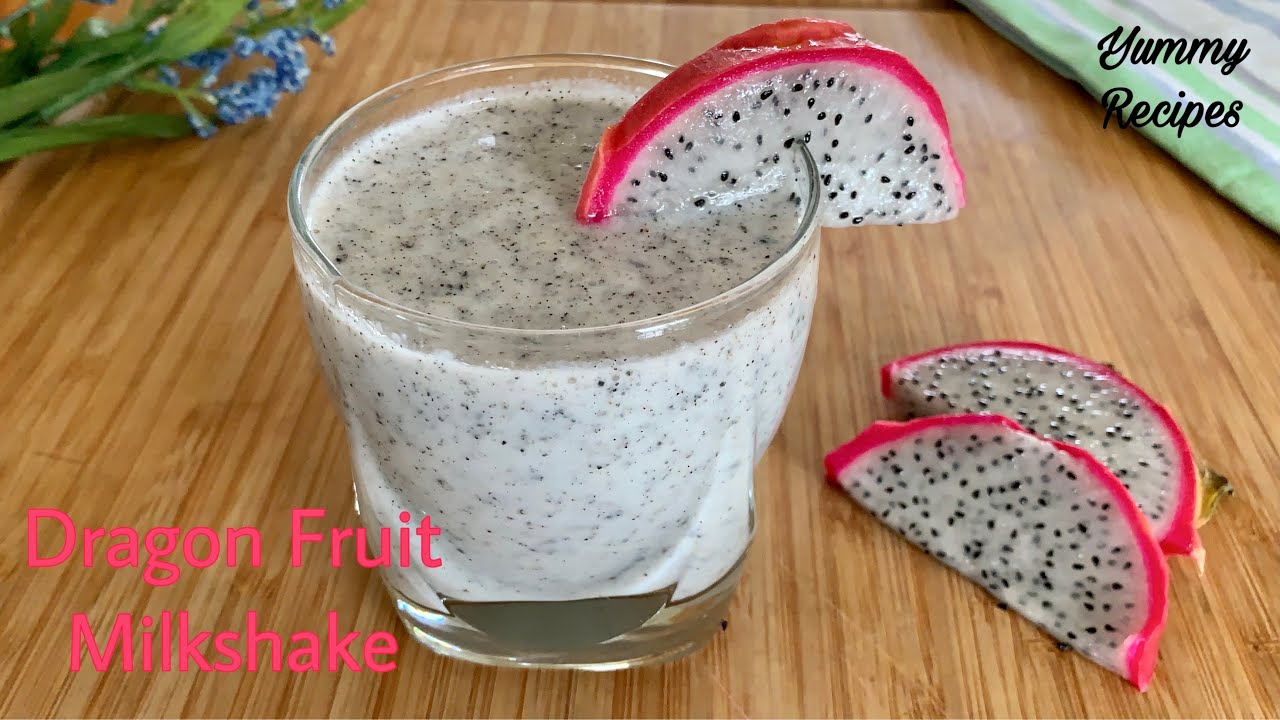 Dragon Fruit Milkshake | #Shorts | Dragon Fruit Juice | Dragon Fruit ...