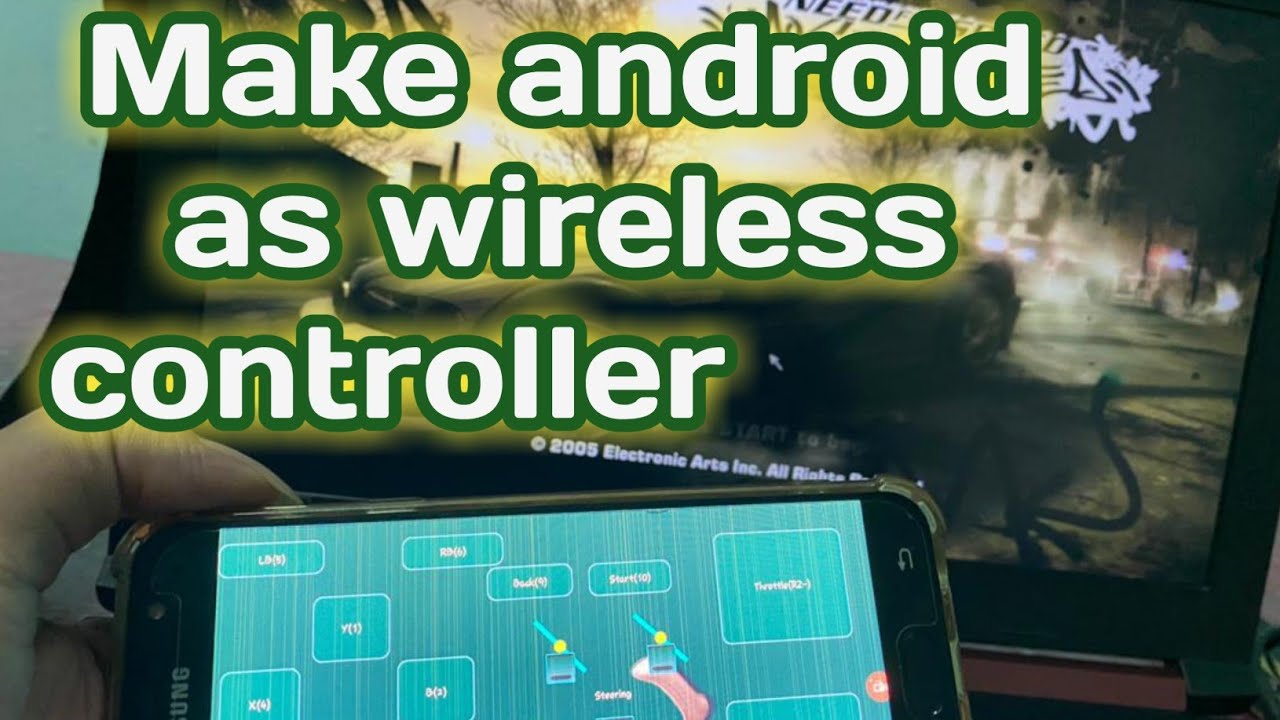 Make your android become wireless gaming controller (2020) - YouTube