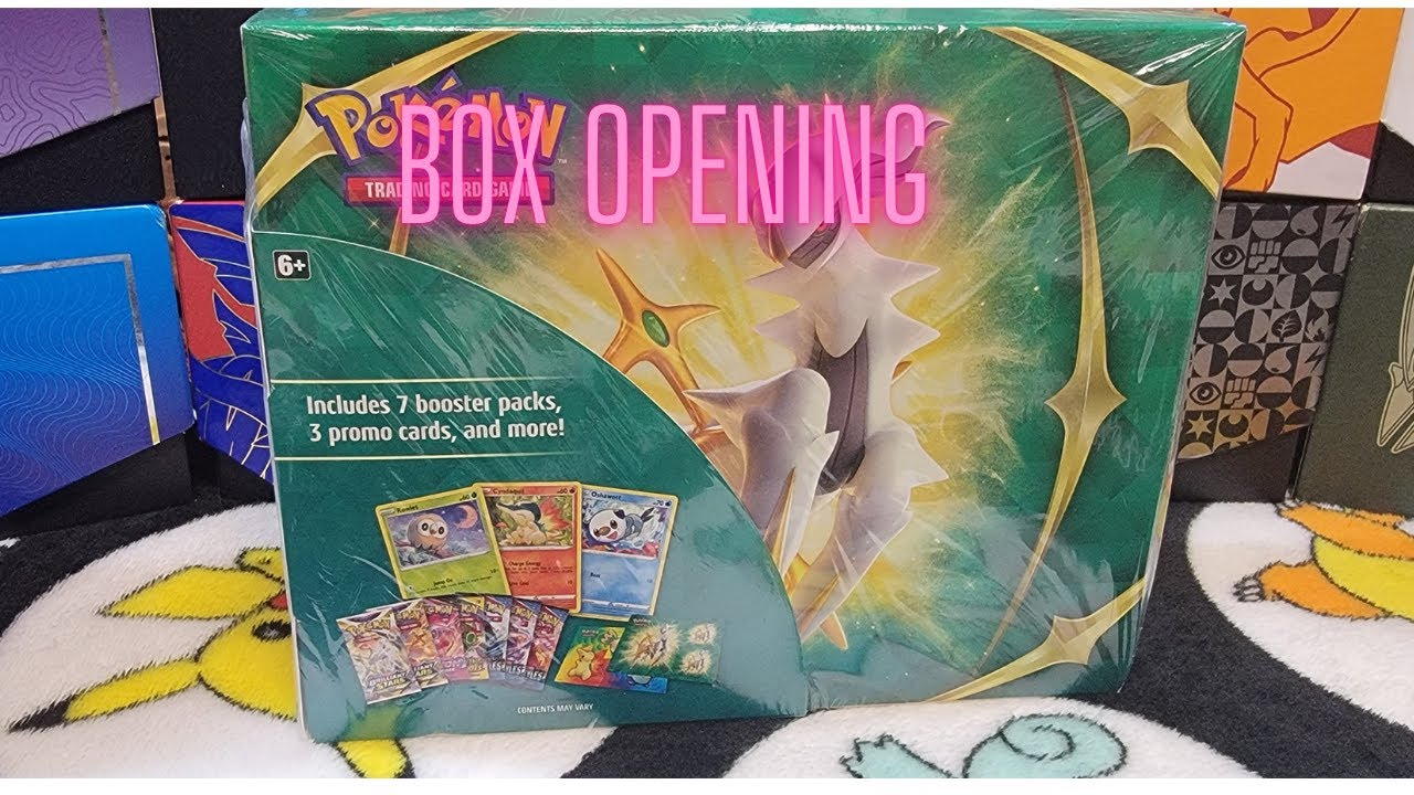Pokemon Treasure Chest Box Opening - YouTube