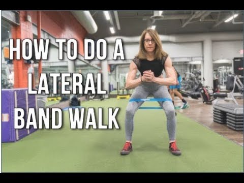 Banded Lateral Walks - YouTube
