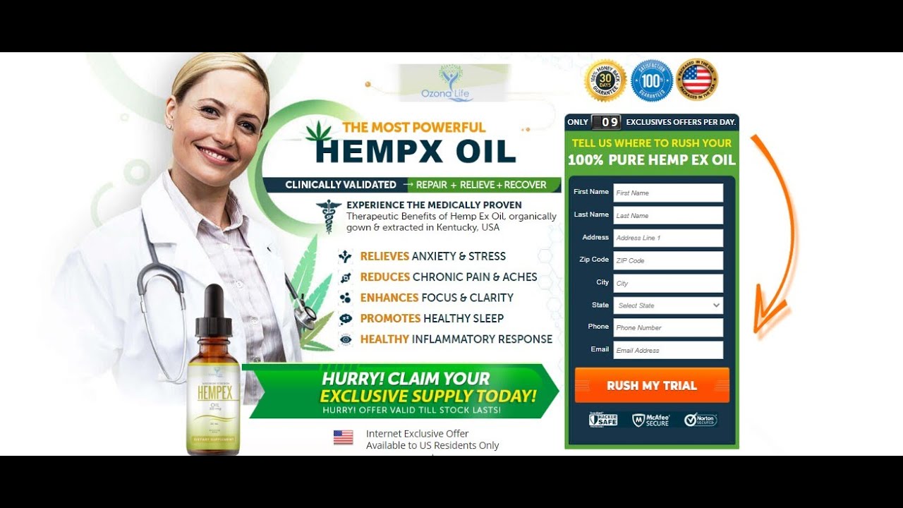 Ozona Life Hempex CBD Oil Is Ozona Life Hemp EX CBD Work Safe Benefits, Give Stress & Anxiety ...