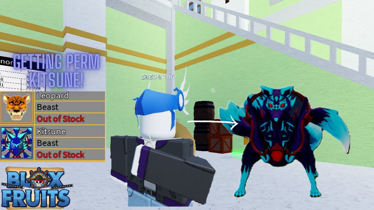 I BOUGHT PERM KITSUNE And MASTERED It In BloxFruits - YouTube