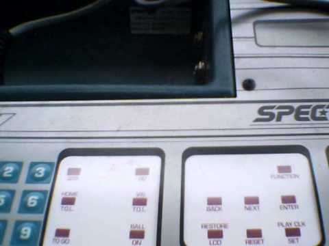 Operating a Spectrum Football Scoreboard - YouTube