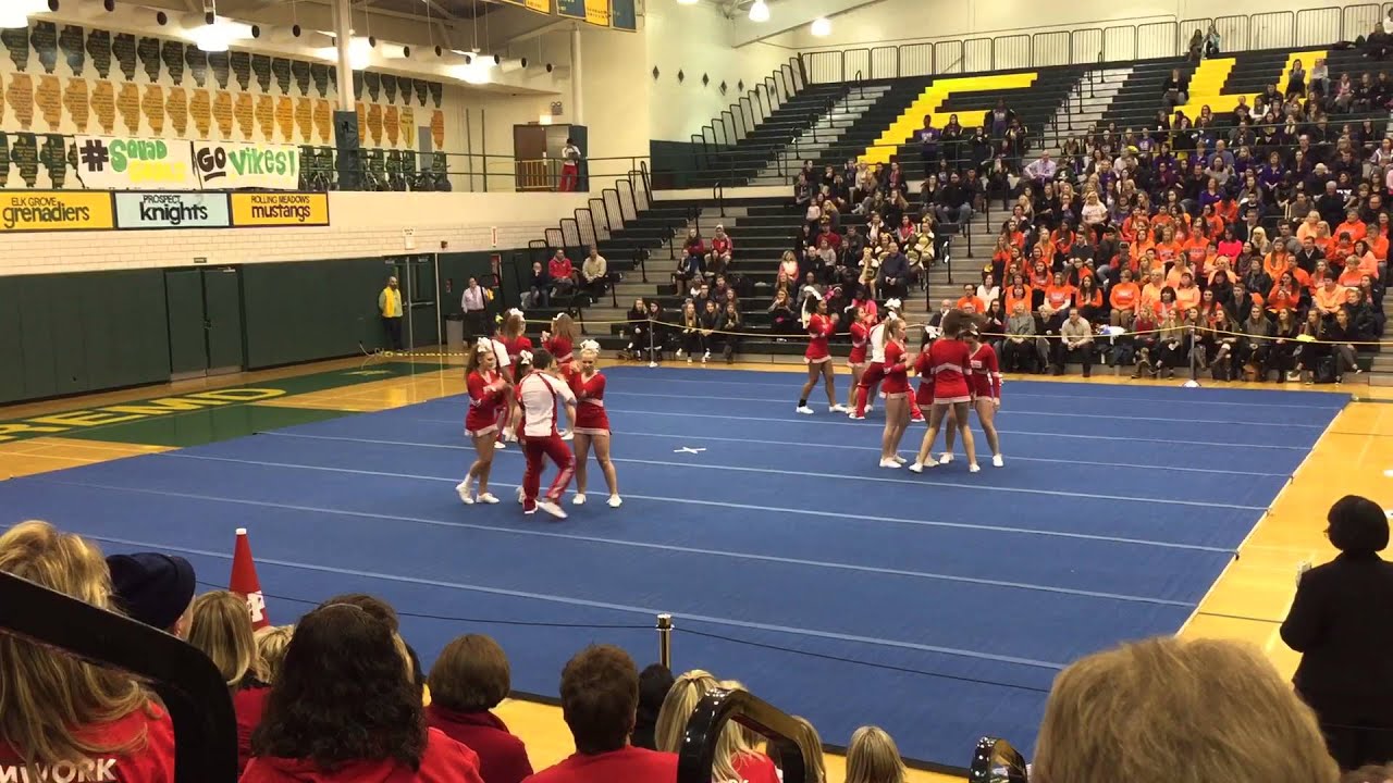 Palatine Coed Varsity Cheer @ MSL 2016 - YouTube