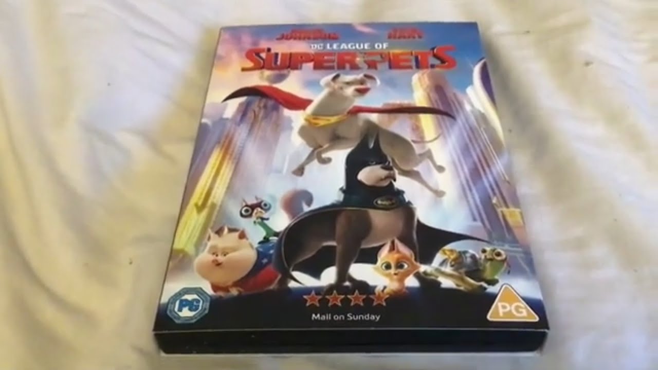 Unboxing DC the League of Superpets DVD - YouTube