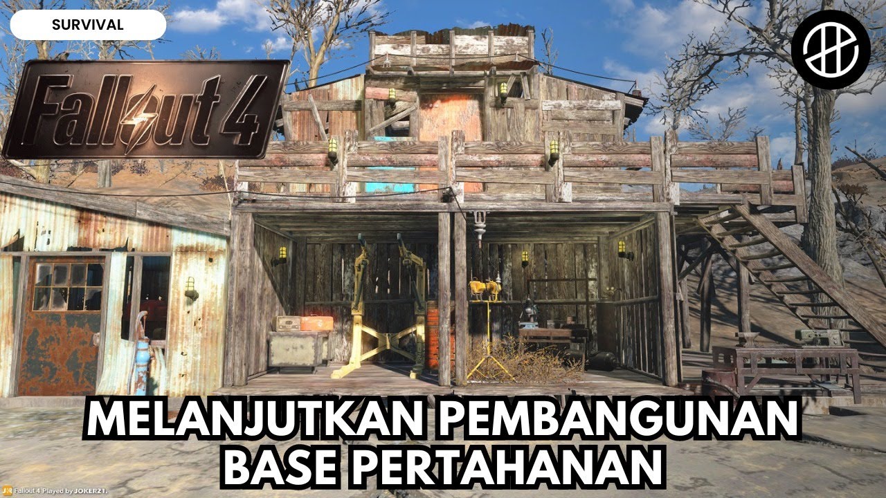 BANGUN PERTAHANAN DAN BANGUN TEMBOK, FALLOUT 4 INDONESIA #3 - YouTube