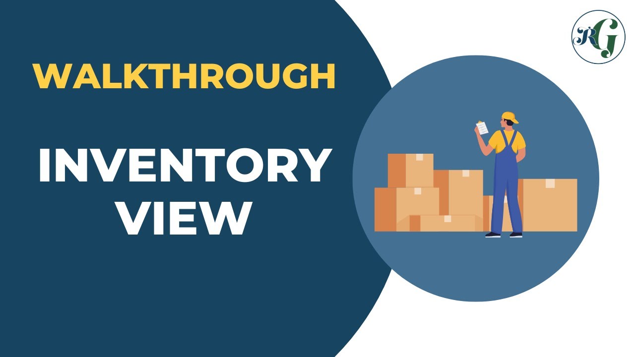 Inventory View Walkthrough (MRG Web) - YouTube