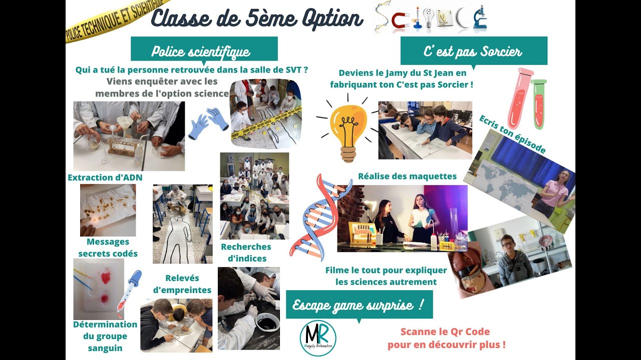 Présentation option science 5eme - YouTube
