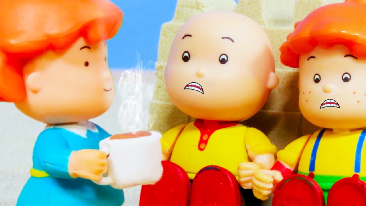 NEW! Caillou and the Hot Chocolate - Caillou Toys for Kids - YouTube