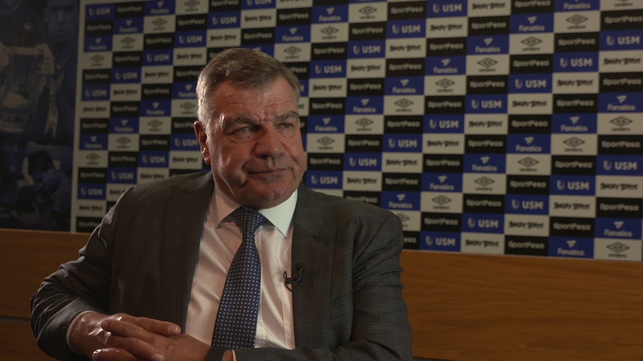 FIRST INTERVIEW: SAM ALLARDYCE - NEW EVERTON MANAGER - YouTube