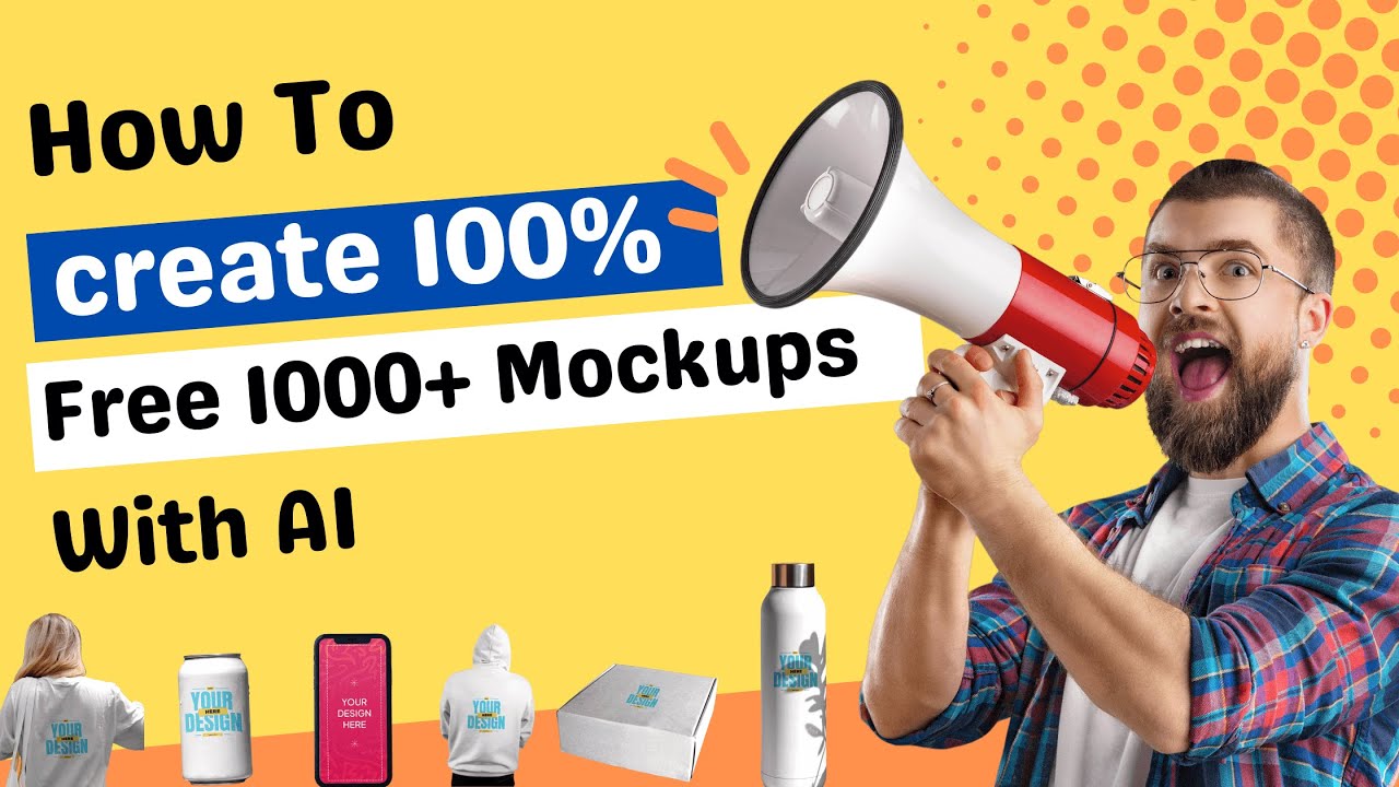 How to Create Free Mockups with AI | Free Mockup Generator - YouTube