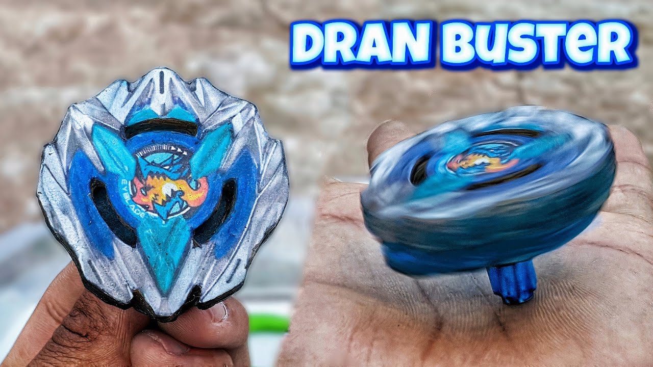 How to make DRANBUSTER UX Beyblade at Home - YouTube