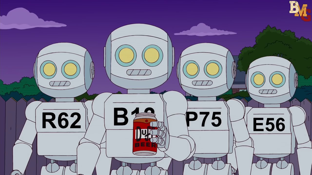 The Simpsons - Best moments + The Robot Vision - YouTube