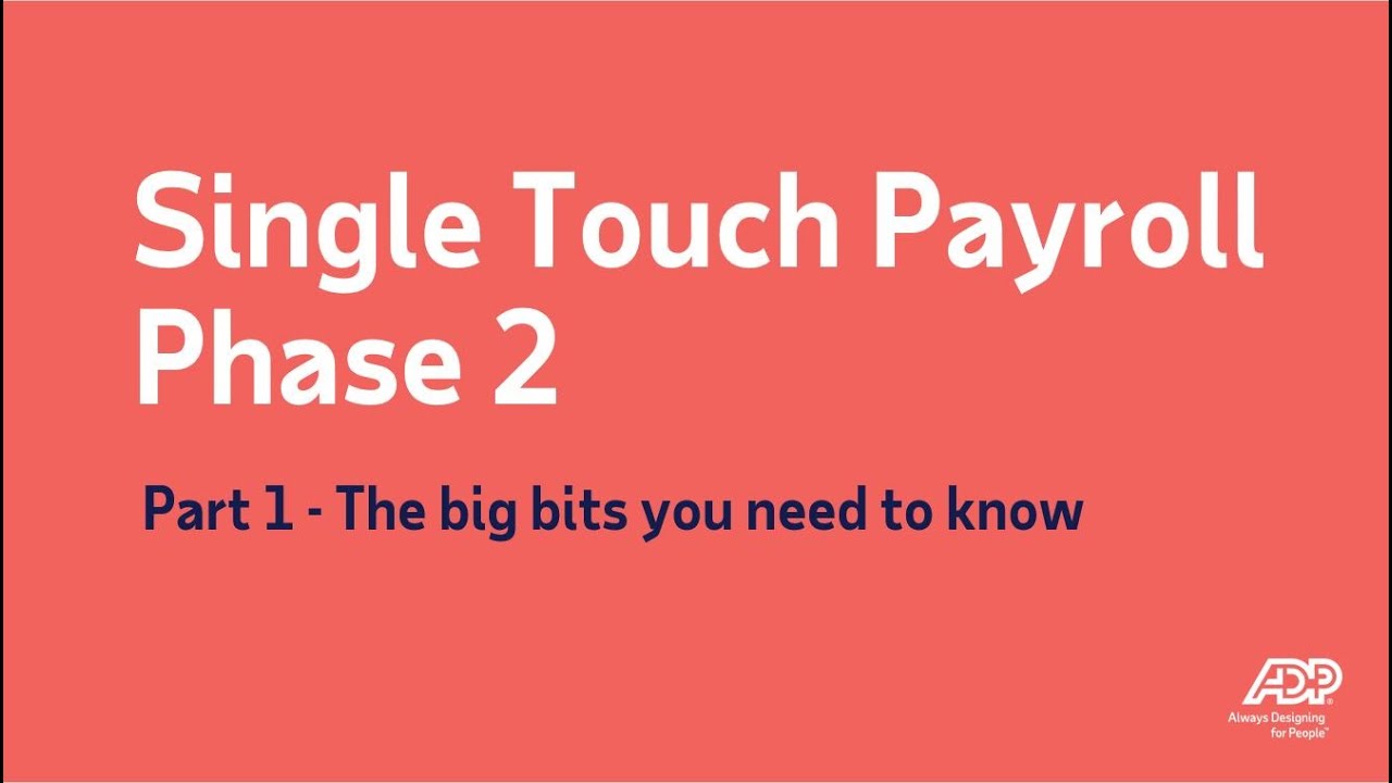 Single Touch Payroll Phase 2 | What is it all about? - YouTube