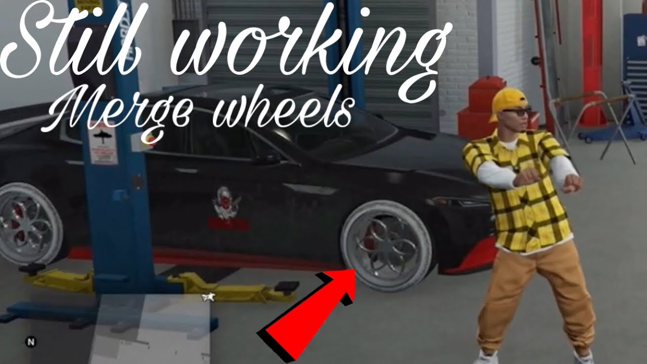 (Still working)merge wheels on autoshop car gta online - YouTube
