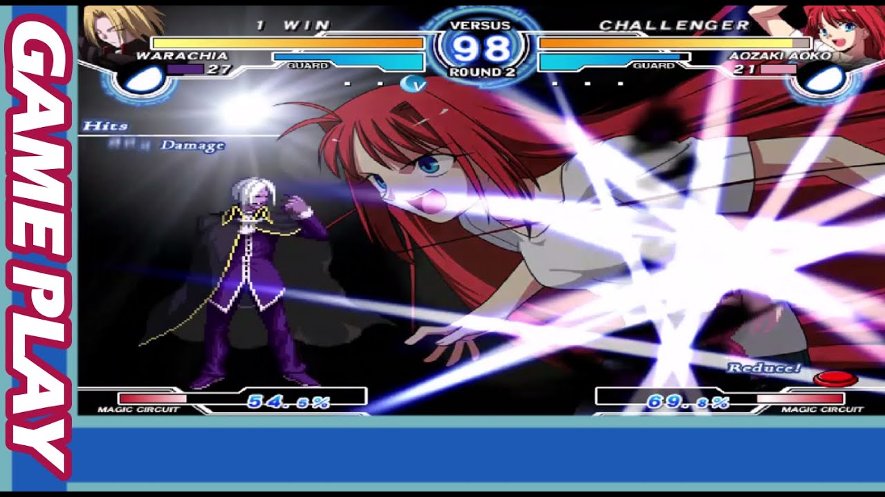 103 MBAACC WARACHIA (H Moon) vs AOKO (H Moon) - YouTube