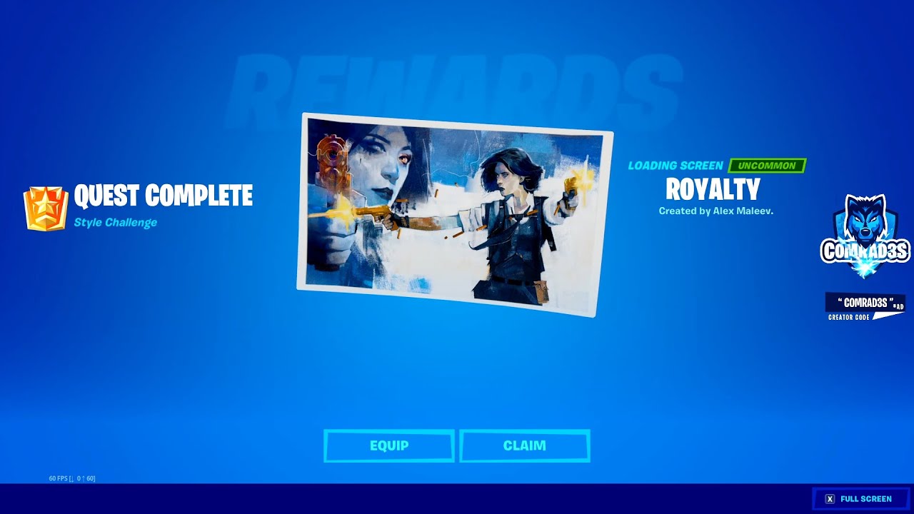 How to unlock FREE Girl Midas Royalty Loading Screen in Fortnite - All ...