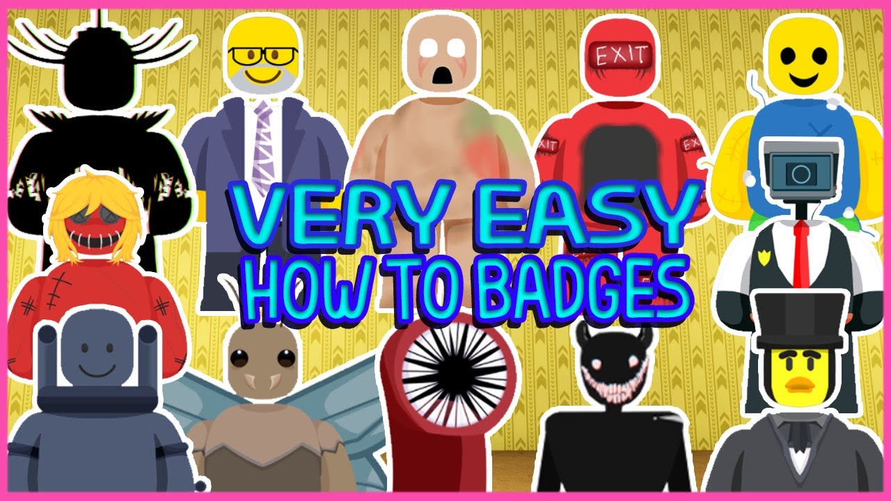 Roblox - [UPDATE] [BACKROOMS] - How to find new 20 Badges in Find The ...