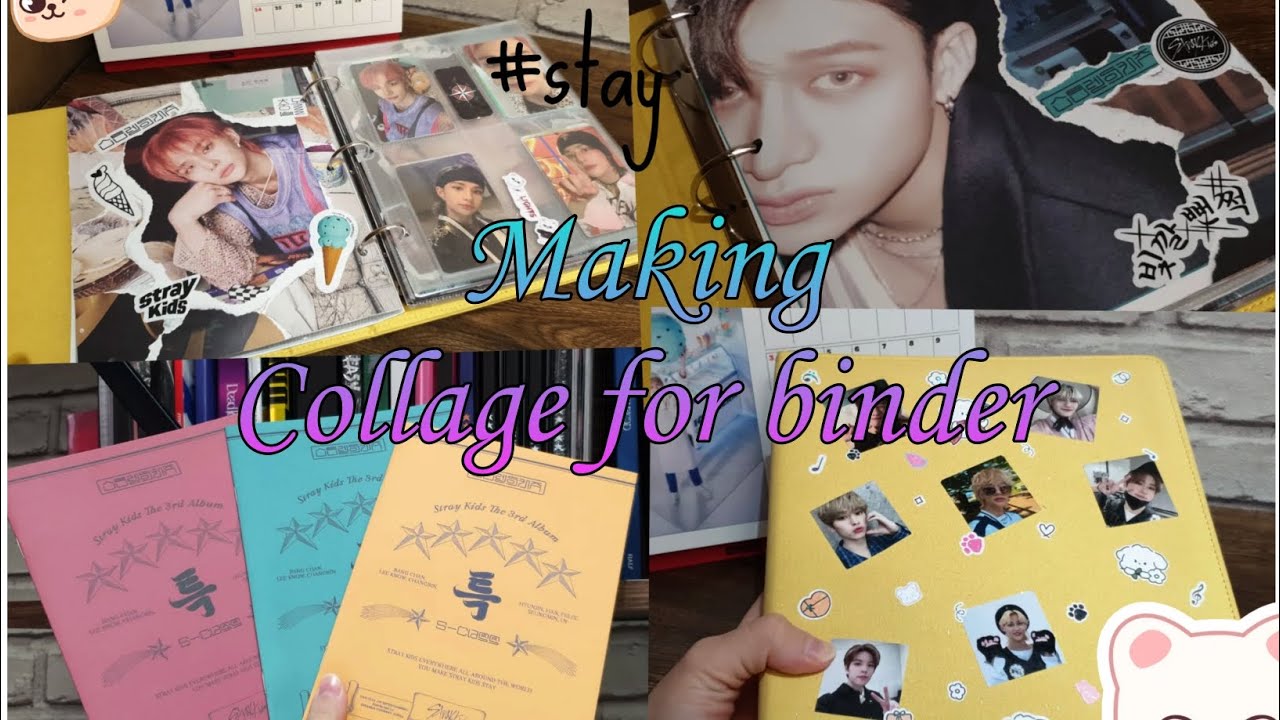 делаем коллажи для биндера /making collages for binder - YouTube