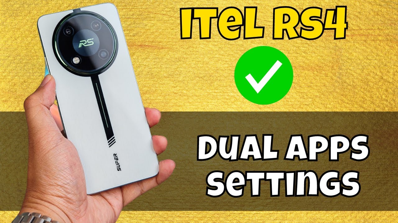 Use Dual Apps itel Rs4 || How to use dual apps || Dual apps settings ...