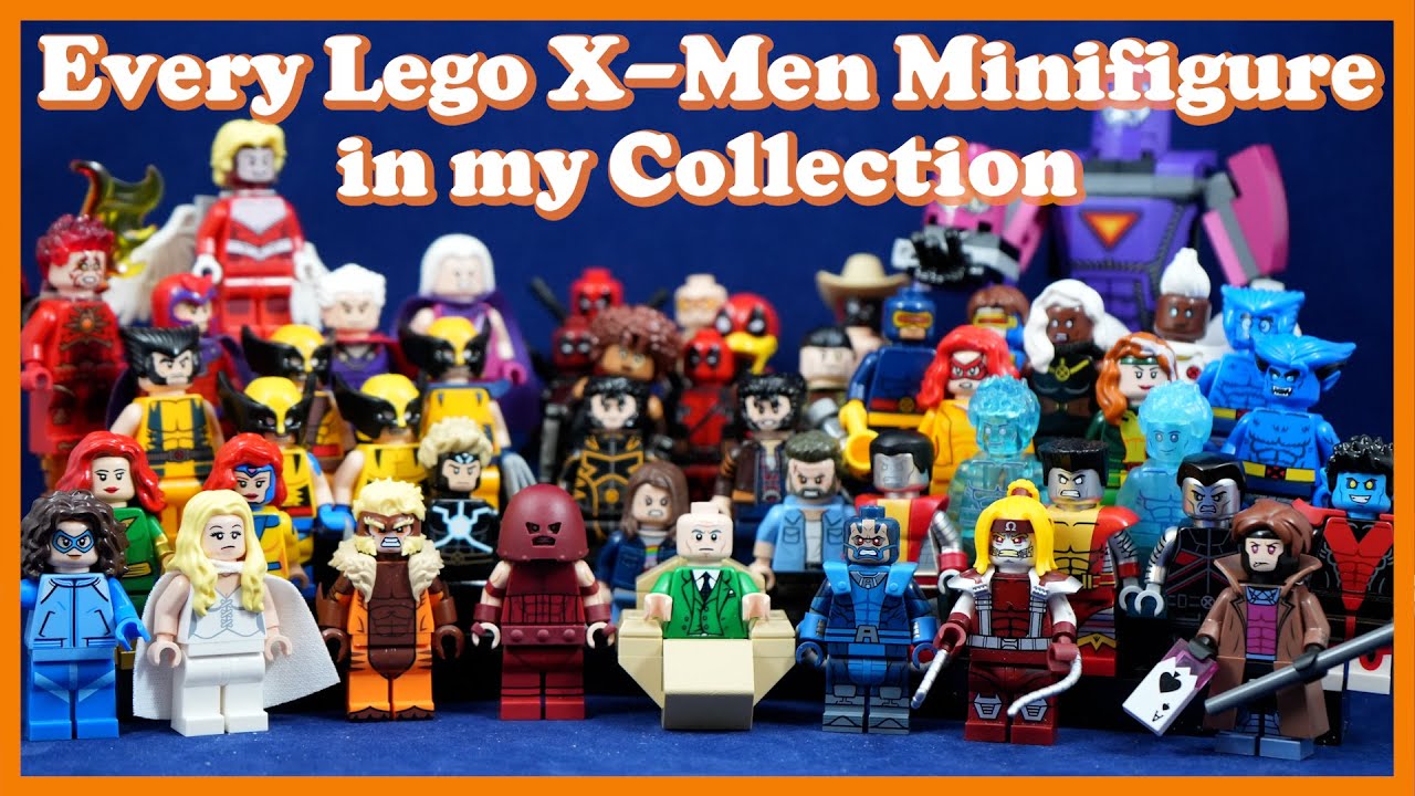 Every Lego X-Men Minifigure in my Collection (Custom Lego X-Men and ...