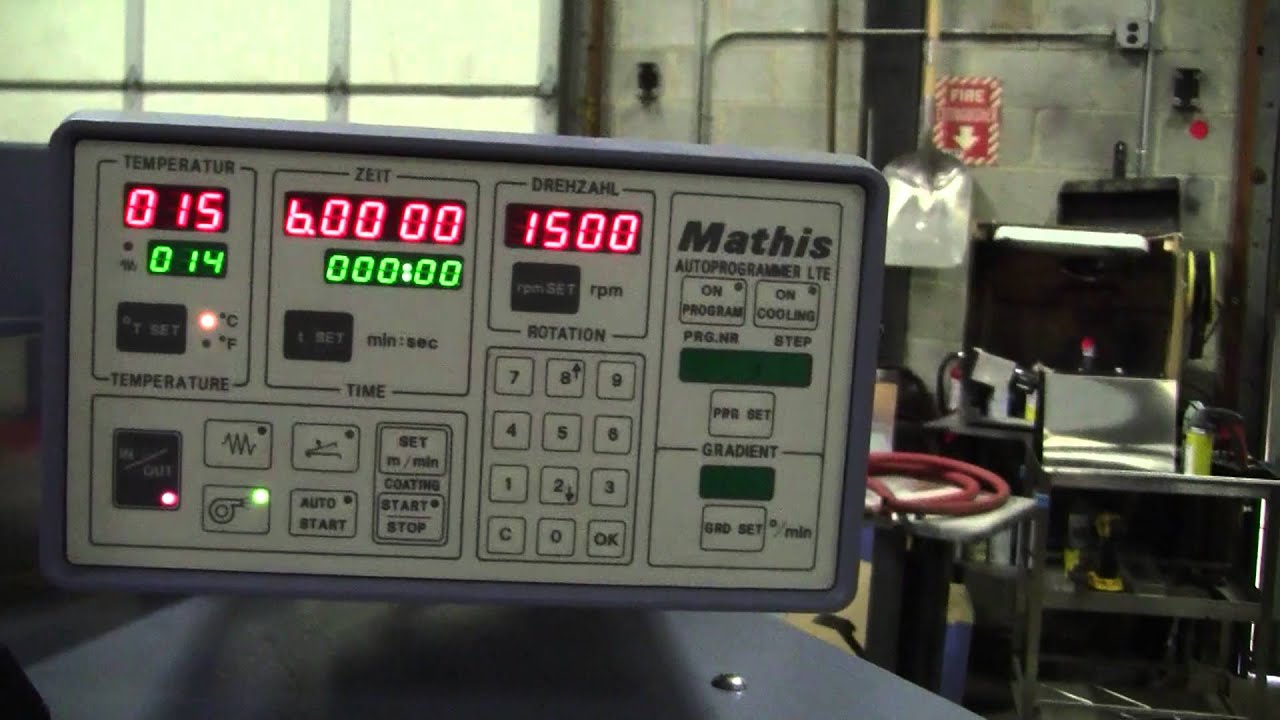 Mathis Labcoater Type LTE-S - YouTube