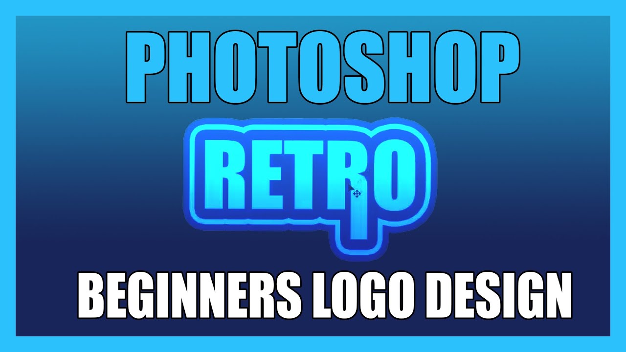 Basic Logo Design In Photoshop - Beginners - YouTube